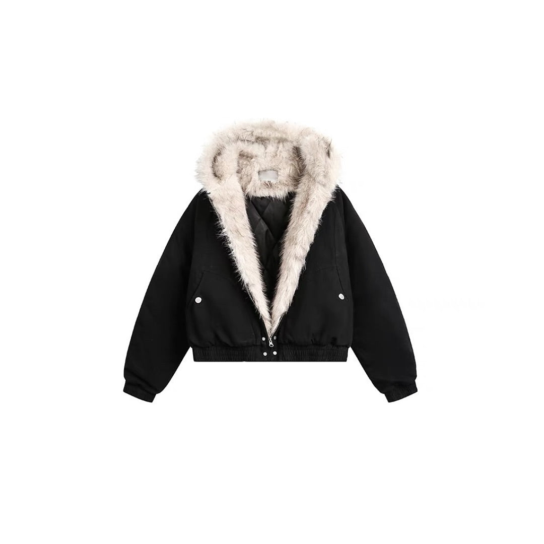 Fur jacket – ALL RED